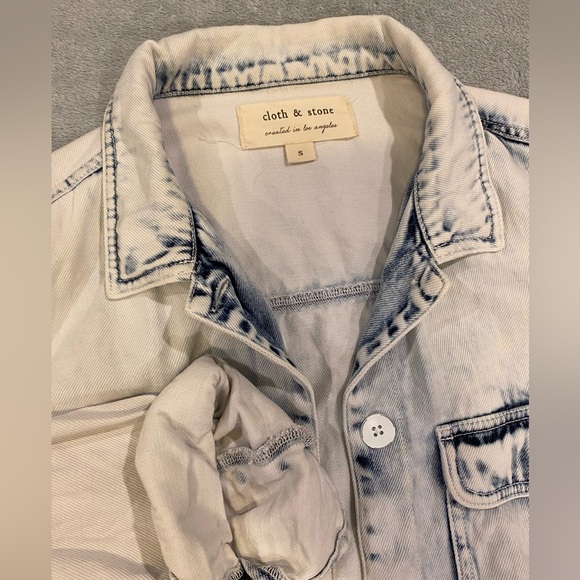 cloth & stone | Jackets & Coats | Cloth Stone Denim Jacket Small Womens ...